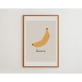Banana Art Print Poster French Kitchen Decor Nursery Room Art Poster ...