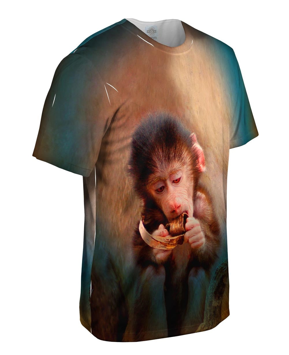 Banana Baby Monkey Mens T-Shirt All Over Print - Walmart.com