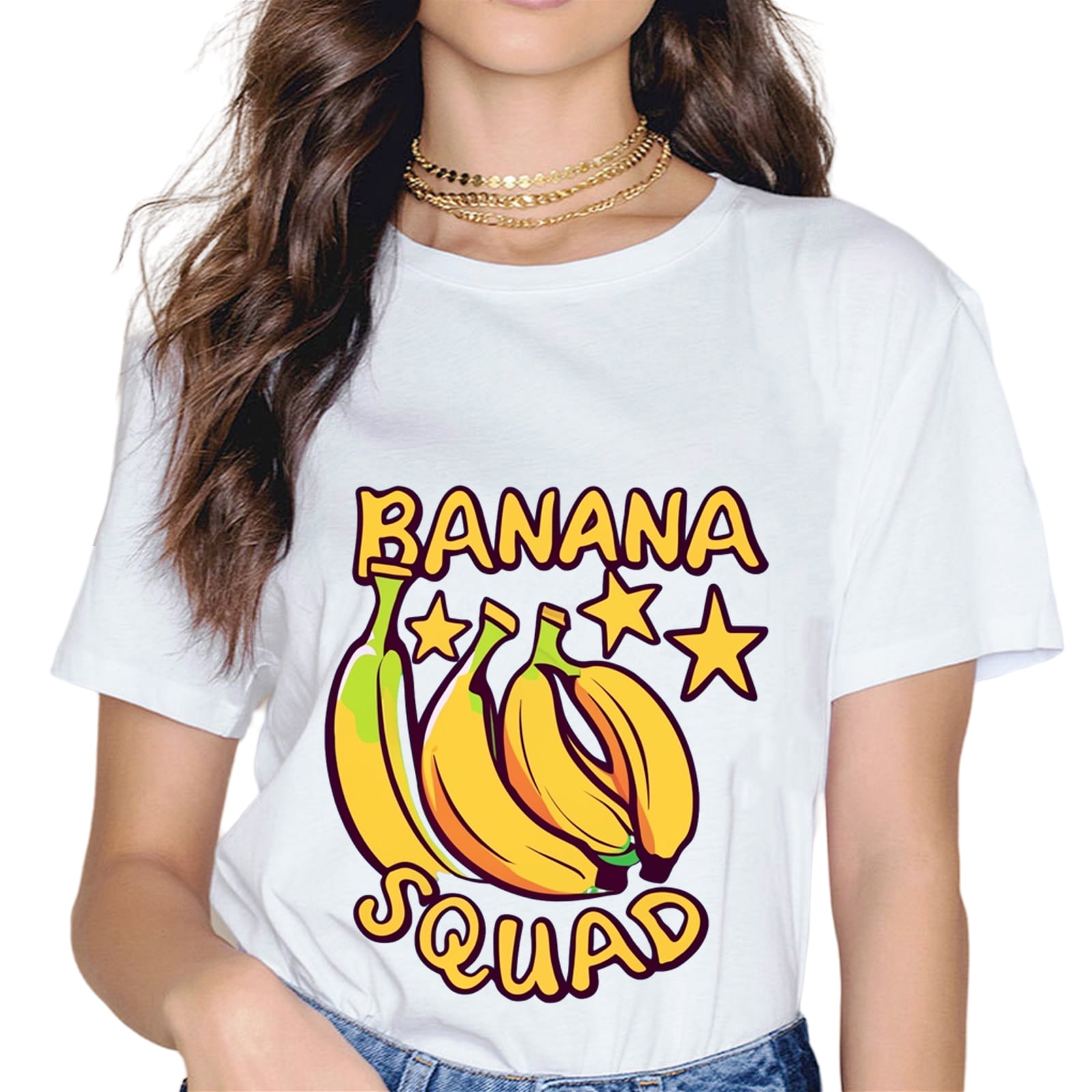 Banana Banana Lover Fruit Summer Vacation T-Shirt - Walmart.com