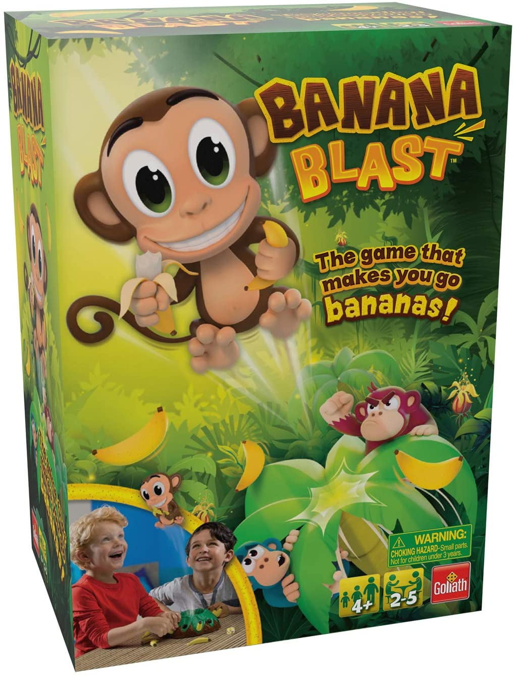 Hand Toys for Kids: Banana Blast - Pull & Catch Game by Goliath for ...