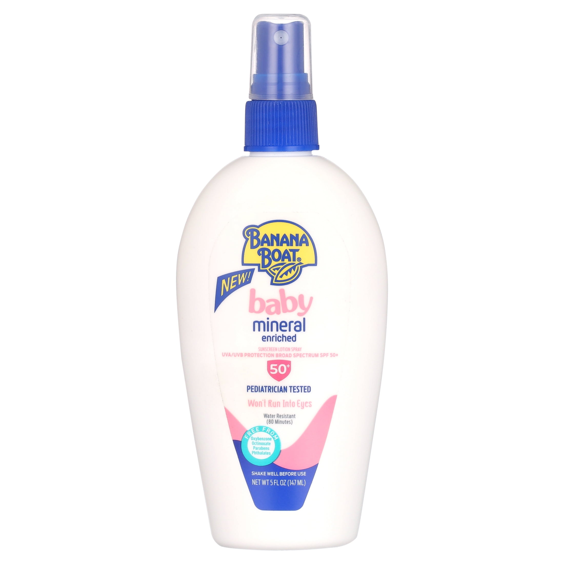 Banana Boat Baby Infant Mineral Enriched, 100% Mineral Based Pump Spray ...