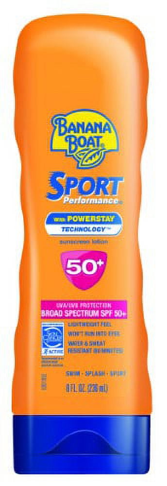 Banana Boat Sport Performance Sunblock Lotion (Pack of 2) - Walmart.com