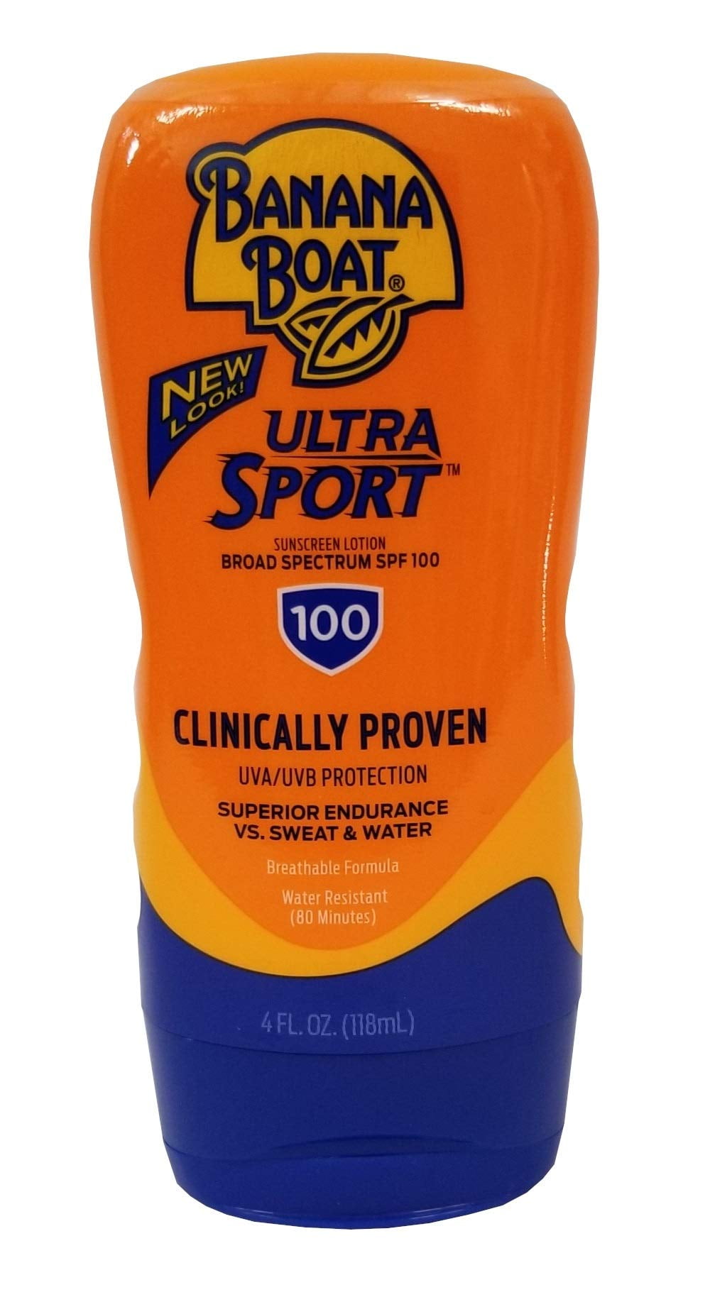 Banana Boat Sport Performance Sunscreen Lotion SPF 100, 4-ounce Bottles ...