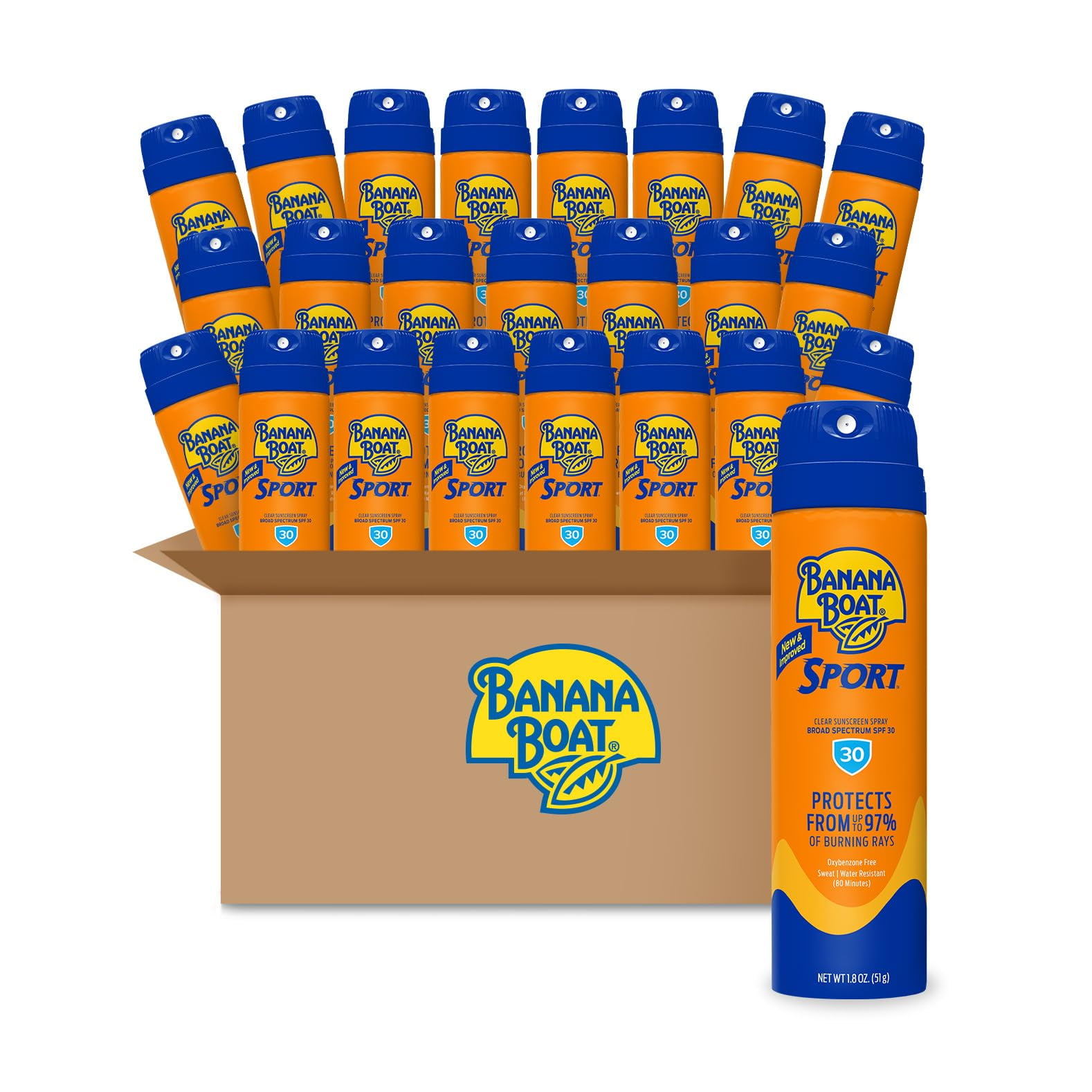 Banana Boat Sport Ultra Spray Sunscreen Spf 30, 1.8Oz | Travel Size ...