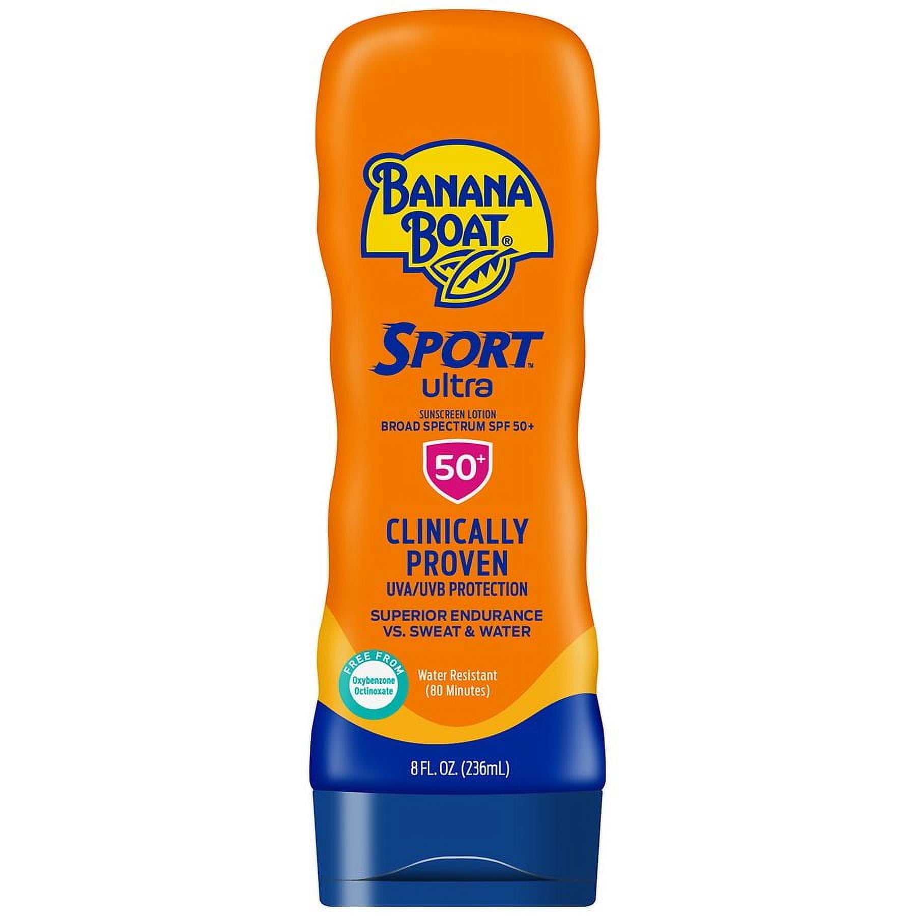 Banana Boat Sport Ultra Sunscreen Lotion SPF 50 8.0 fl oz - Walmart.com