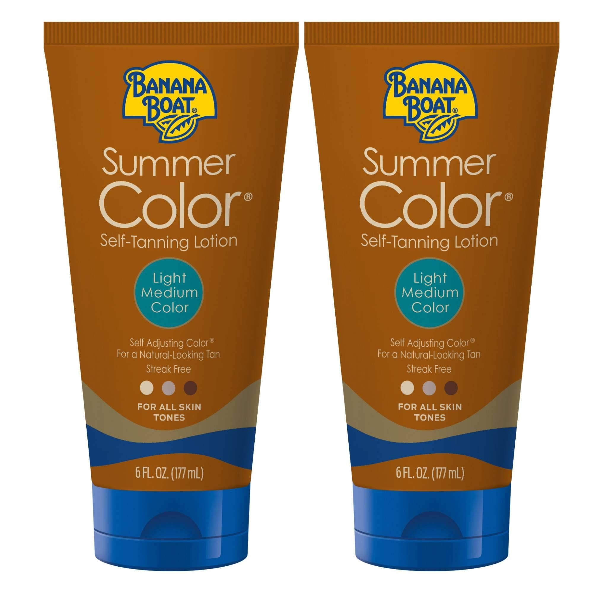 Banana Boat Summer Color Self Tanning Lotion | Light Medium Color For ...