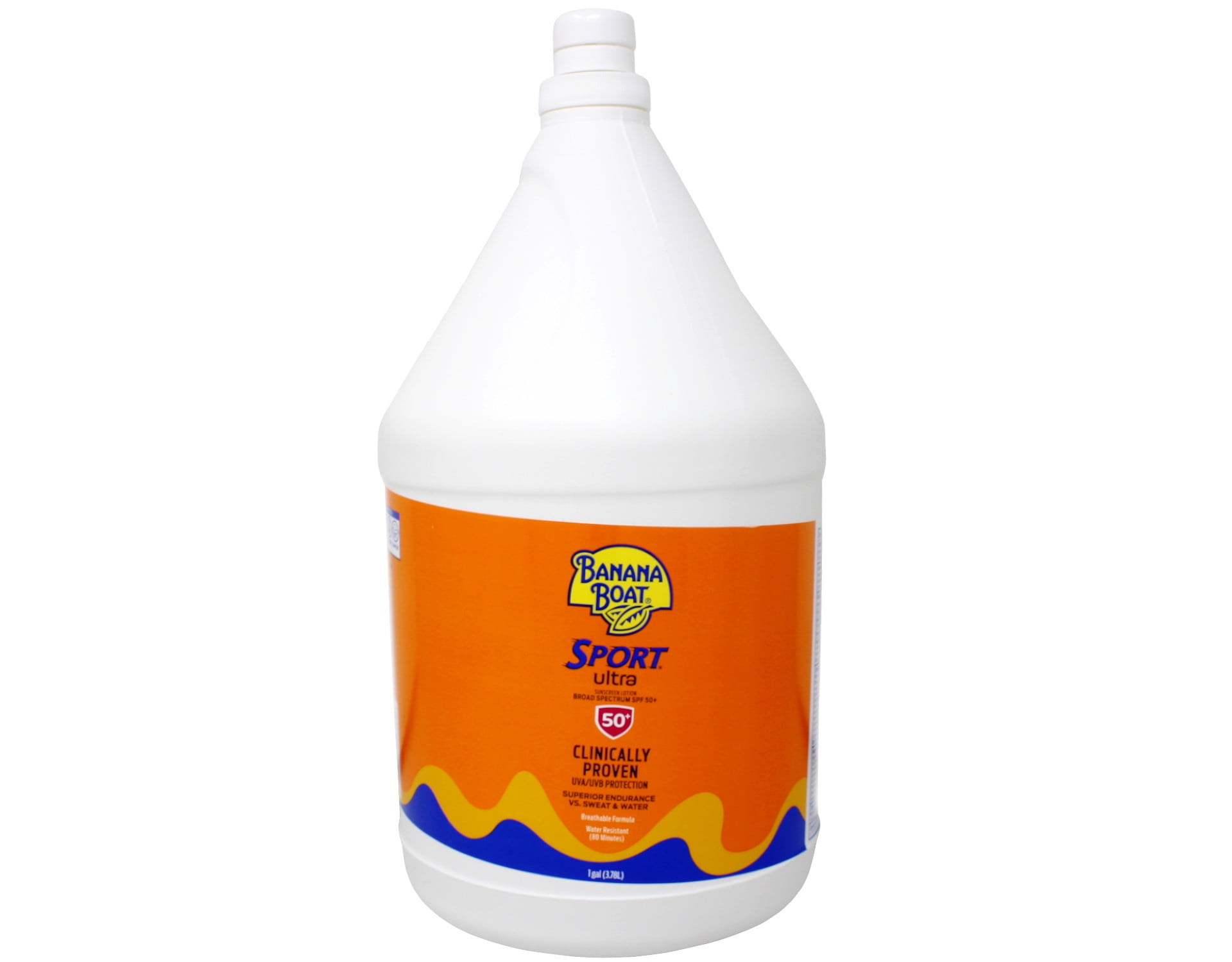 Banana Boat Sport Sunscreen Lotion, SPF 50, 128 Ounce, Water and Sweat ...