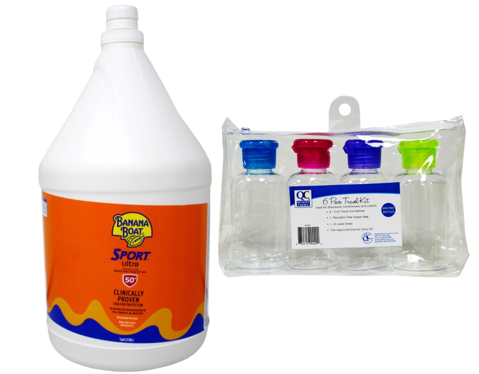 Banana Boat Sunscreen, Sport Lotion SPF 50, 128 Ounce| Gallon Bulk ...