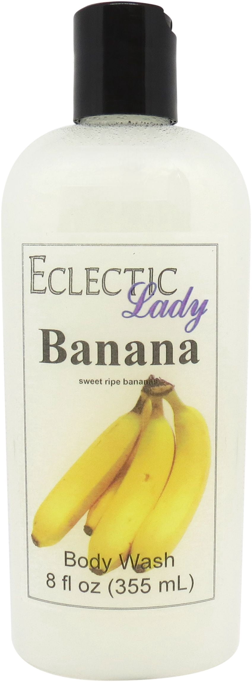 Banana Body Wash by Eclectic Lady, Liquid Shower Gel for Women and Men ...