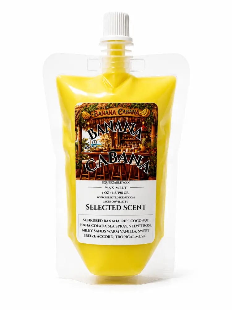 Banana Cabana Squeezable Wax Melt All Natural Wax Melts (4Ounces ...