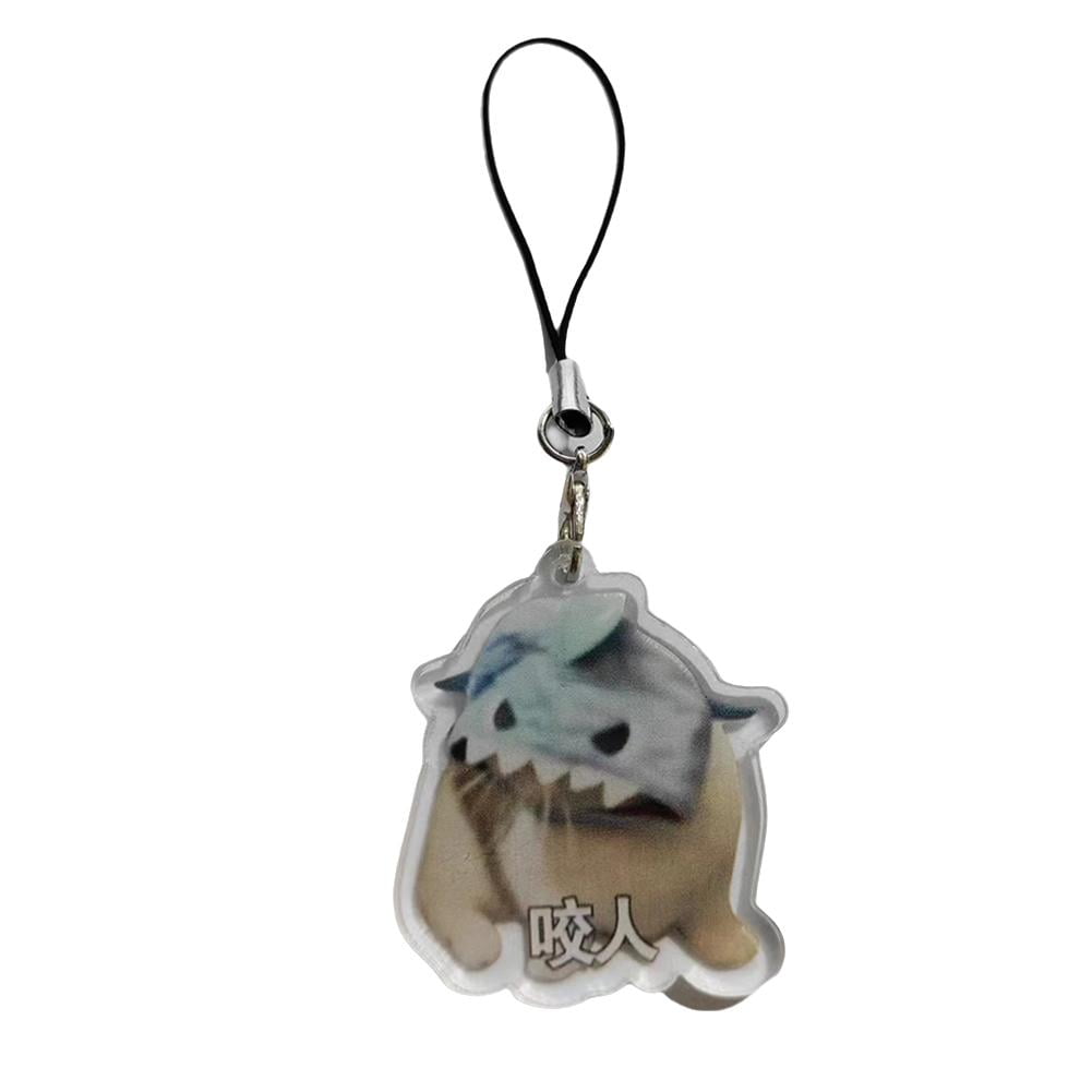 Banana Cat Crying Keychain Car Key Kawaii Student Gift Funny Pendant ...