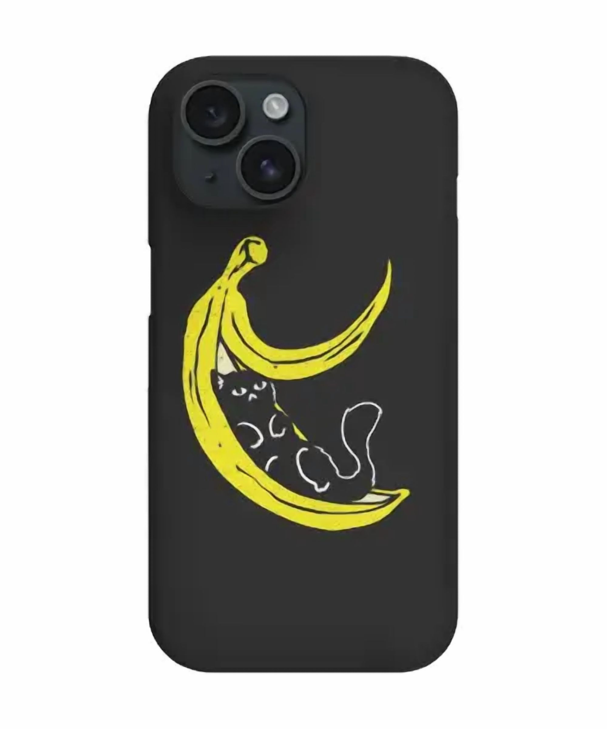 Banana Cat Funny Fruit Pet Costume Art Phone Case for iPhone 16 15 14 ...