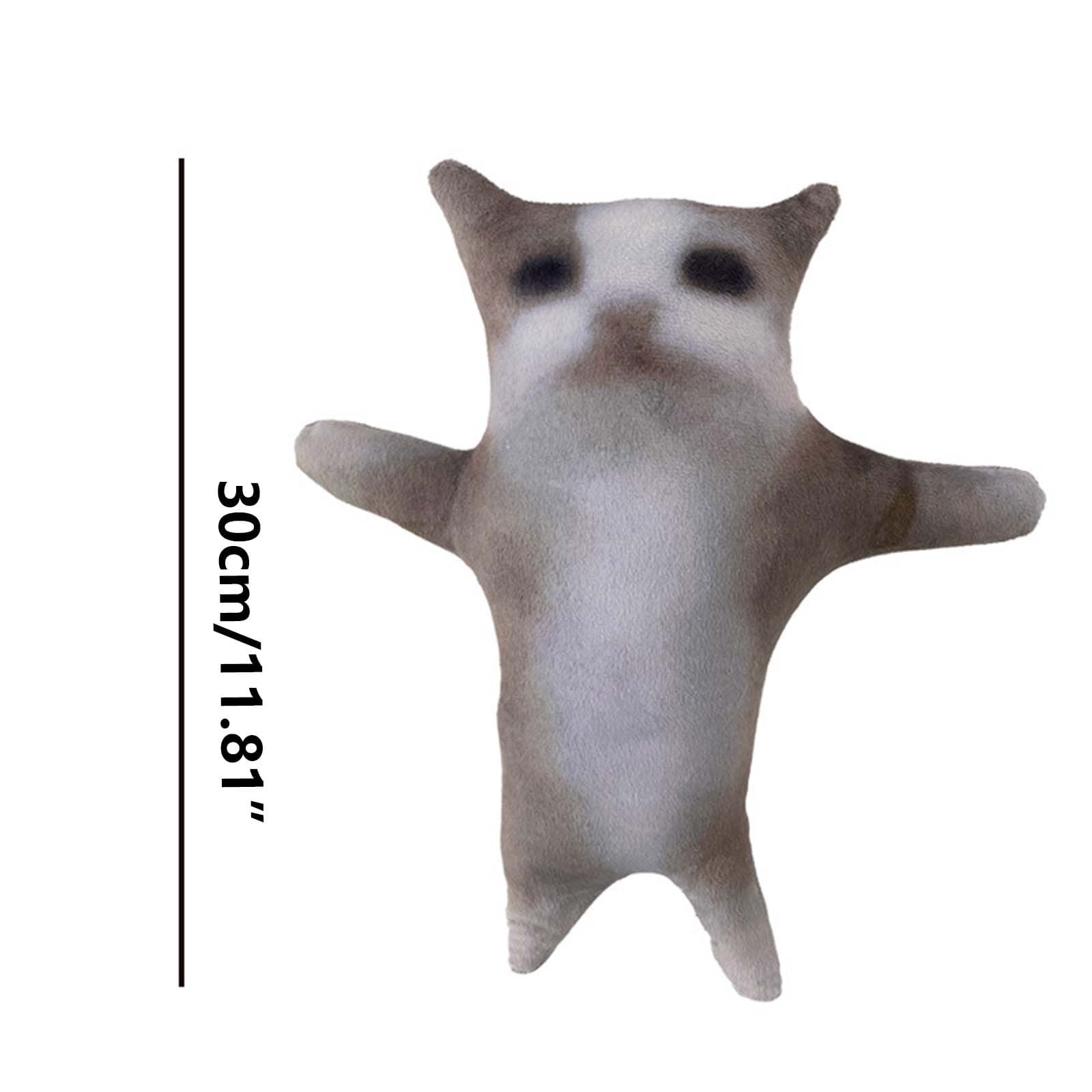 Banana Cat Plush Toy Soft Stretchable Stress Relief Doll Funny Cute ...