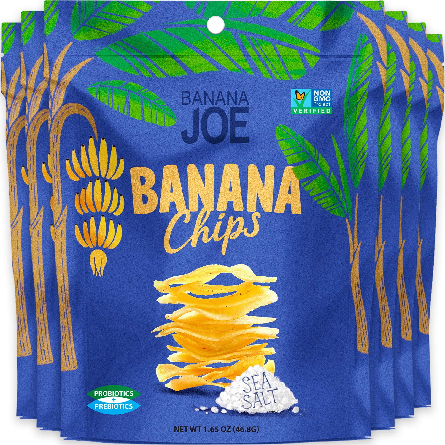 Banana Chips Sea Salt Healthy Chips - 1 Billion Probiotics Healthy ...