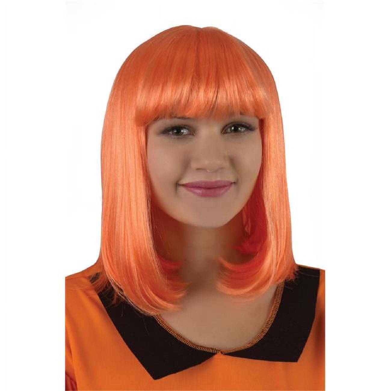 Banana Costumes C-01-001-004 Flapper Neon Orange Wig, Orange - Walmart.com