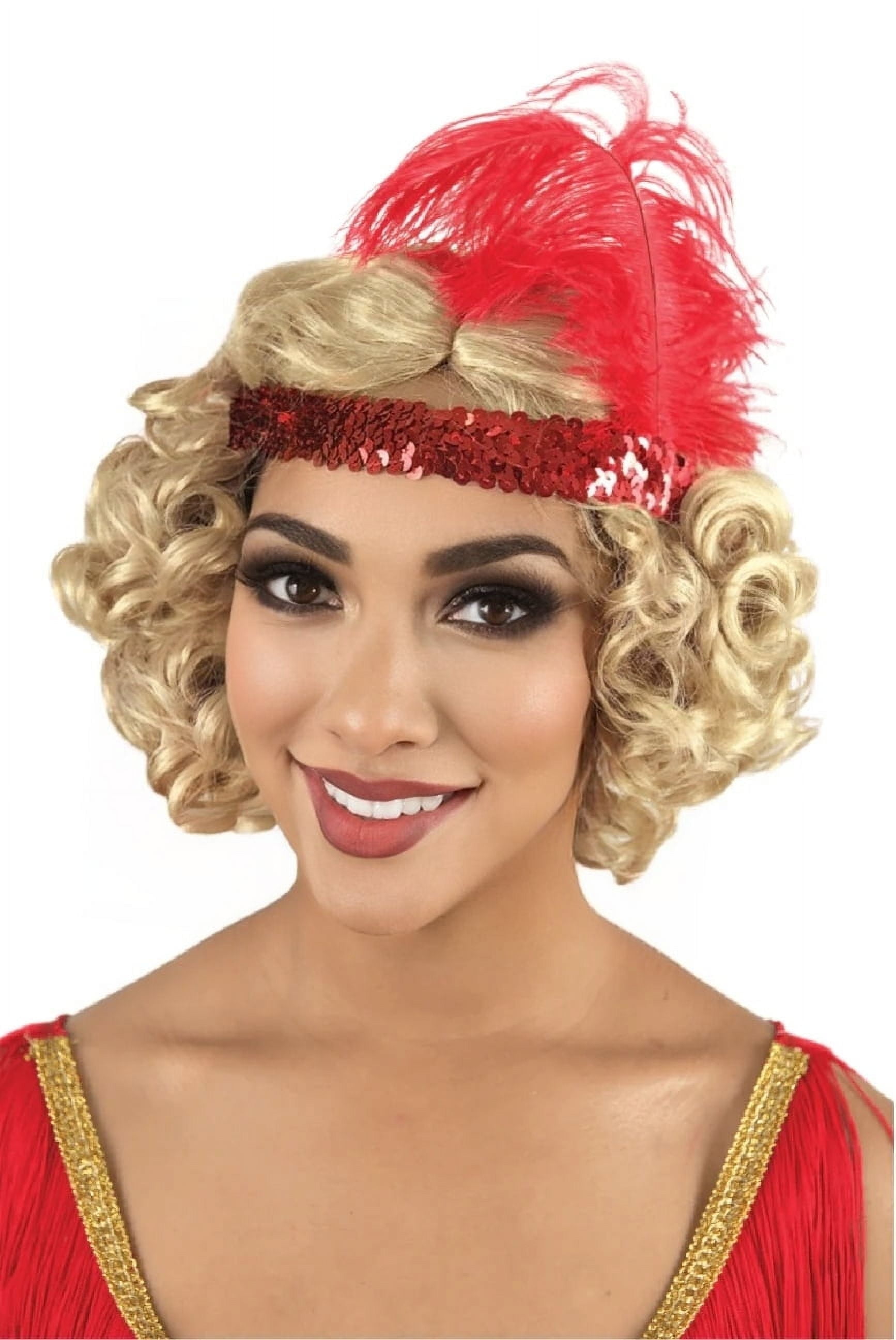 Banana Costumes Flirty Flapper Blonde Costume Wig, for Adult - Walmart.com