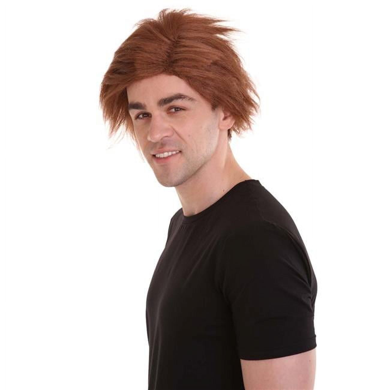 Banana Costumes HM-121A 80s David Rock Star Wig, Brown - Walmart.com