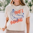 Banana Crop Top Banana Shirt Bananas Cropped Tee Funny Fruit Shirt ...