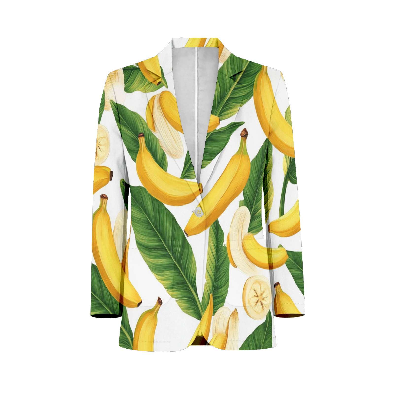 Banana Drawing Men's Suit Blazer Casual Party Wear Slim Fit Suit Jacket ...
