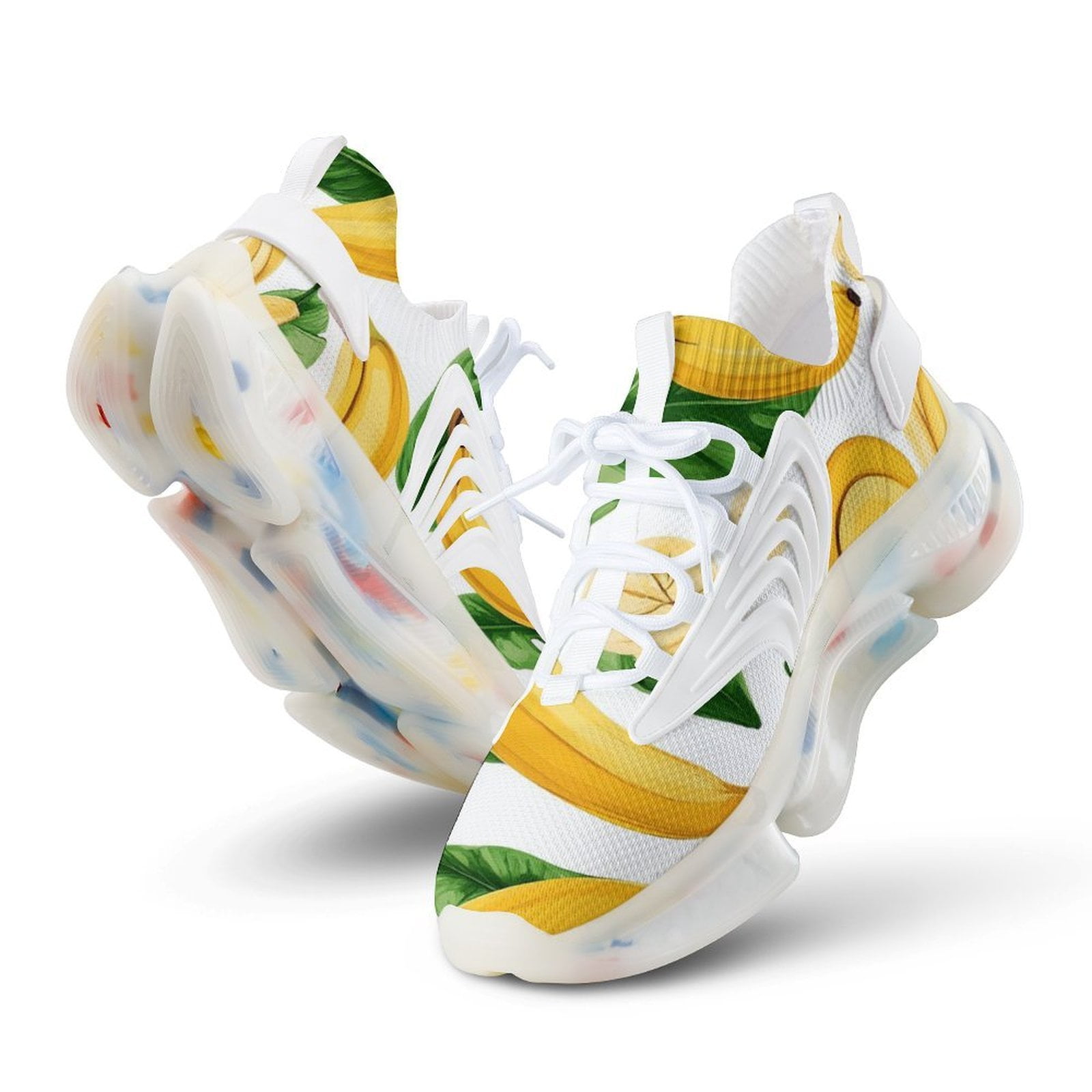 Banana Drawing Walking Shoes for Men Woman Lightweight Tennis Fashion ...