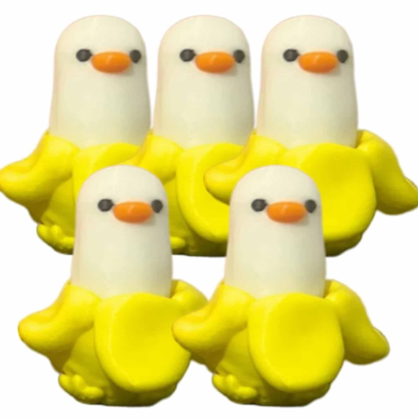 Banana Duck Keycap Adult Fidget Clicker, 3D-Printed Rubber Duck Keycap ...