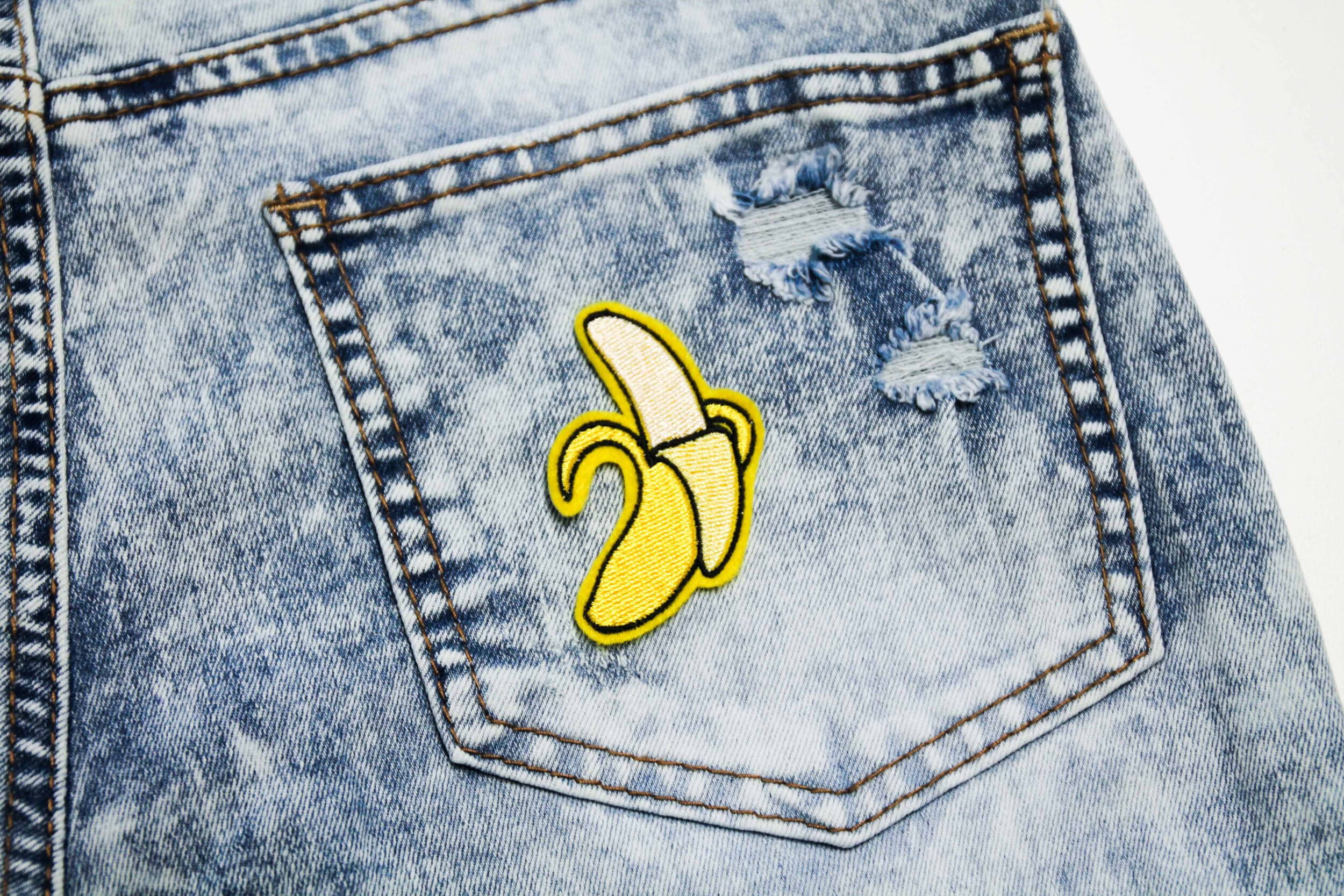 Banana Embroidered Iron On Patch - Walmart.com