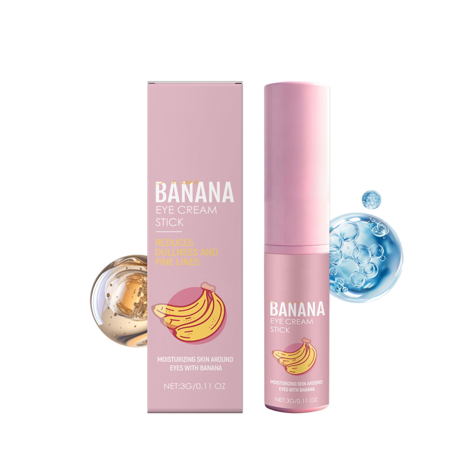 Banana Eye Cream Stick - Solid Formula for Dark Circles, Puffiness ...