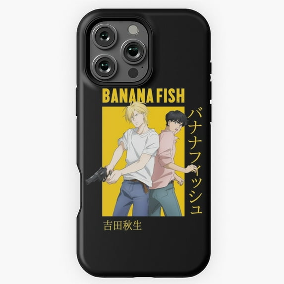 Banana Fish Anime Card Inspired Art iPhone Case 11 12 13 14 15 16 17 ...