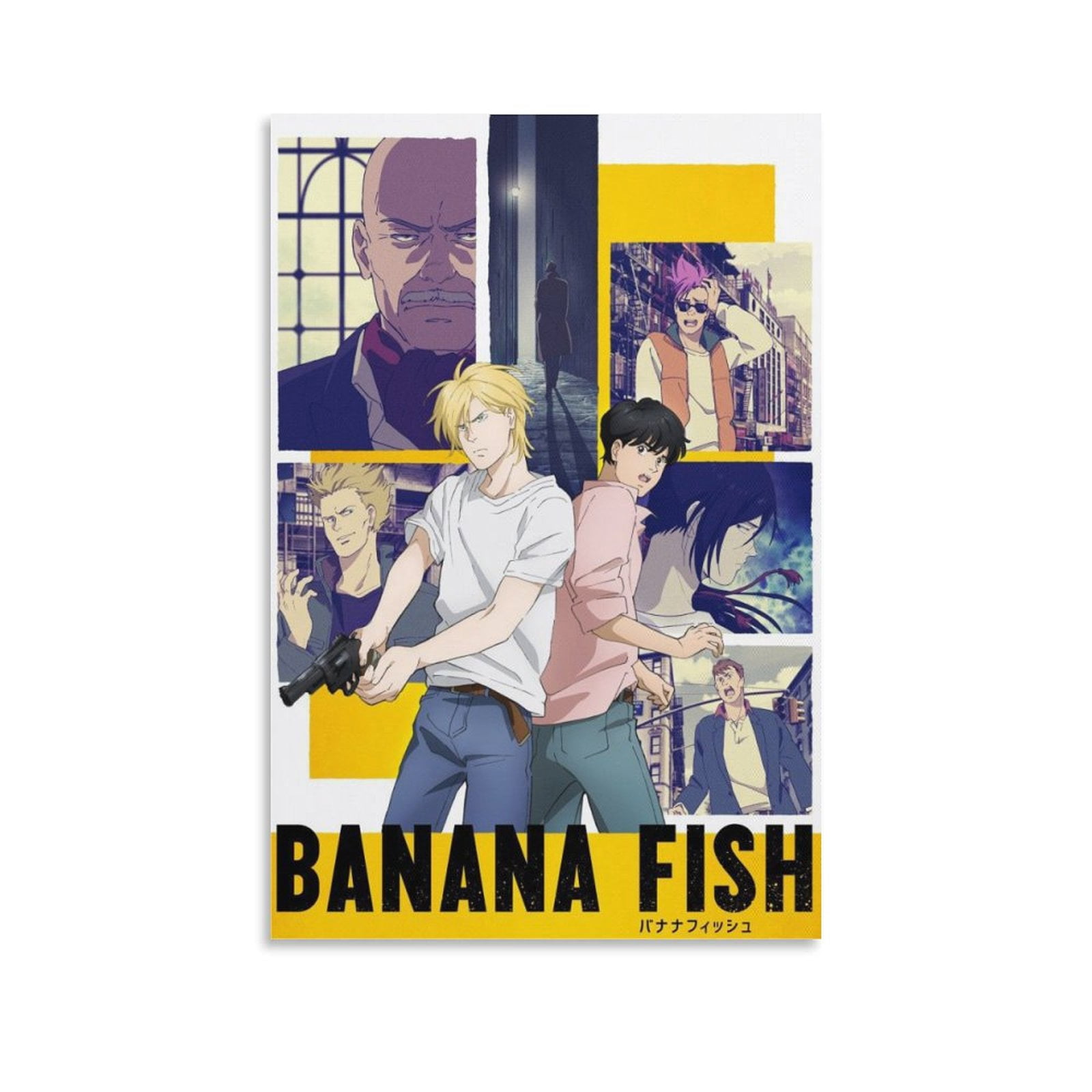 Banana Fish Anime Poster Wall Art (3) Posters Wall Art Painting Canvas ...