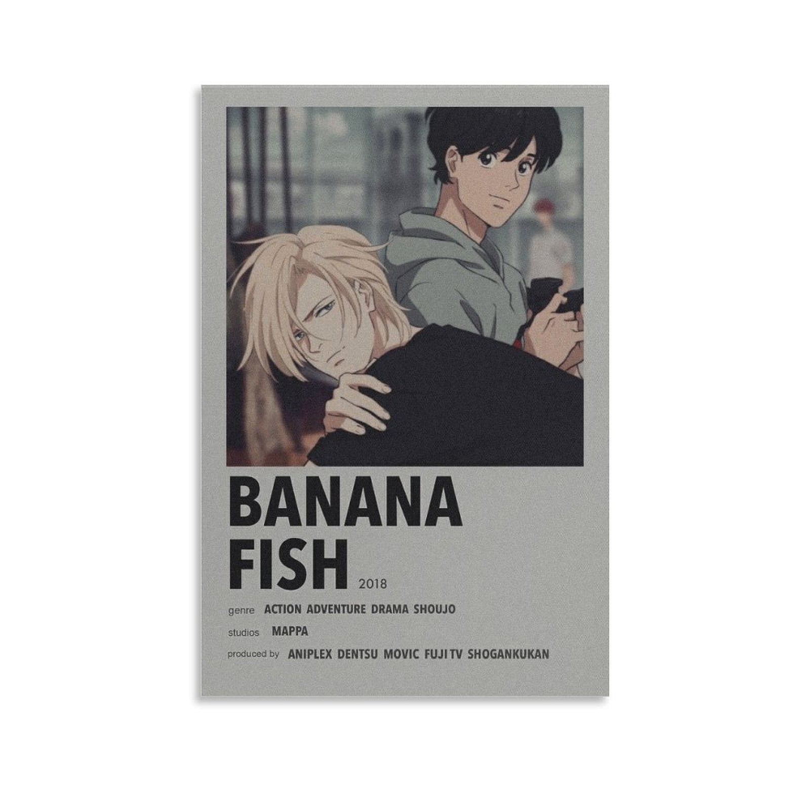 Banana Fish Anime Poster Wall Art (4) Canvas Art Poster and Wall Art ...