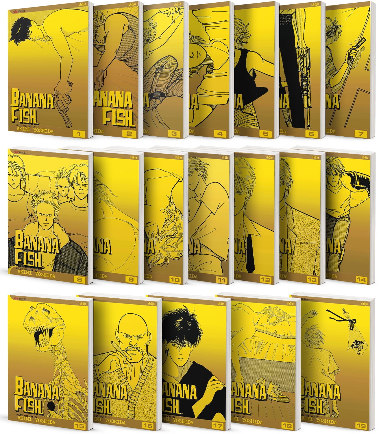Banana Fish Manga Complete 19-book Set Vol. 1-19 by Akimi Yoshida ...