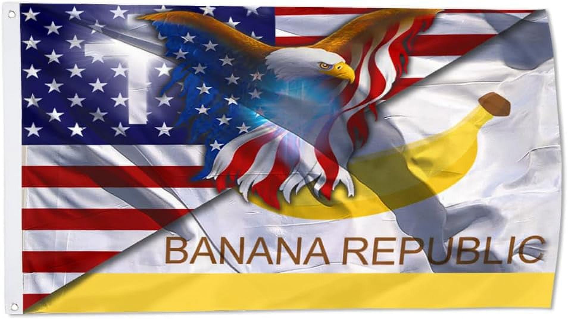 Banana Flag Christian Eagle American Flag Banner Outdoor Indoor ...