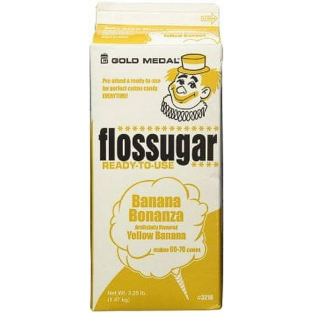 Banana Flossugar (1/2 gallon) - Walmart.com