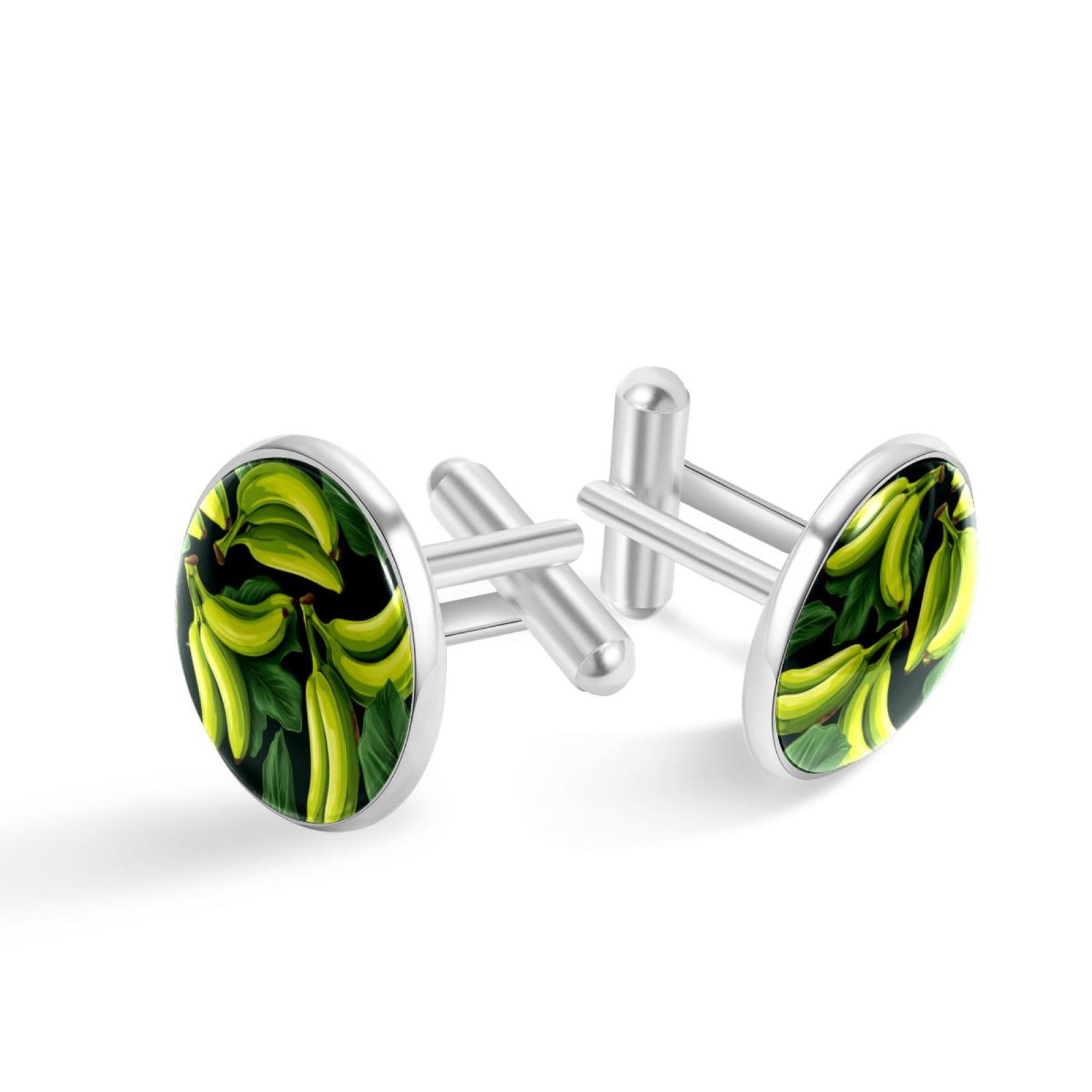 Banana Formal Attire Stainless Steel Cufflink Set for Men - Ideal for ...