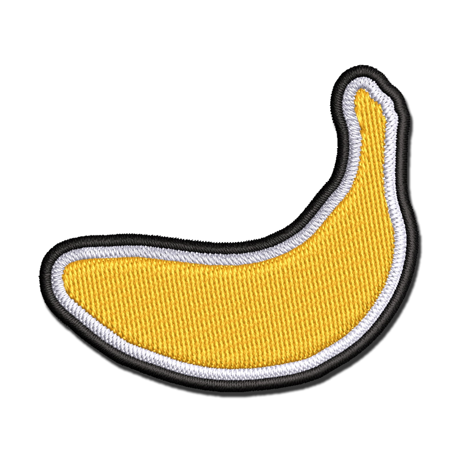 Banana Fruit Applique Multi-Color Embroidered Iron-On Patch - 3 Inch ...