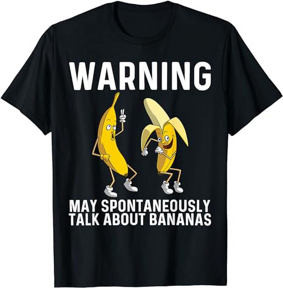 Banana Gift For Men Women Boys Girls Kids Banana Fruit Lover T-Shirt ...