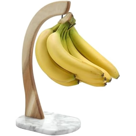 Banana Hanger - Modern Banana Holder Tree Stand with Non-Slip Marble ...