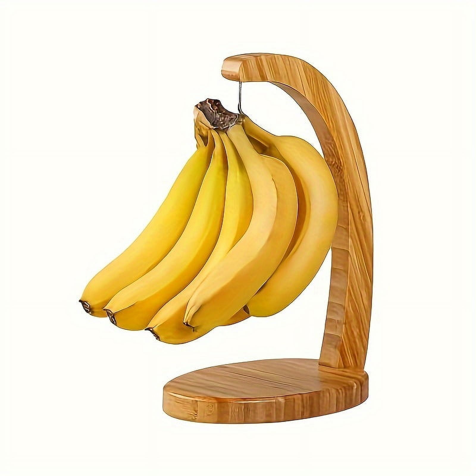 Banana Holder Bamboo, Small Banana Holder Stands For Kitchen Counter ...