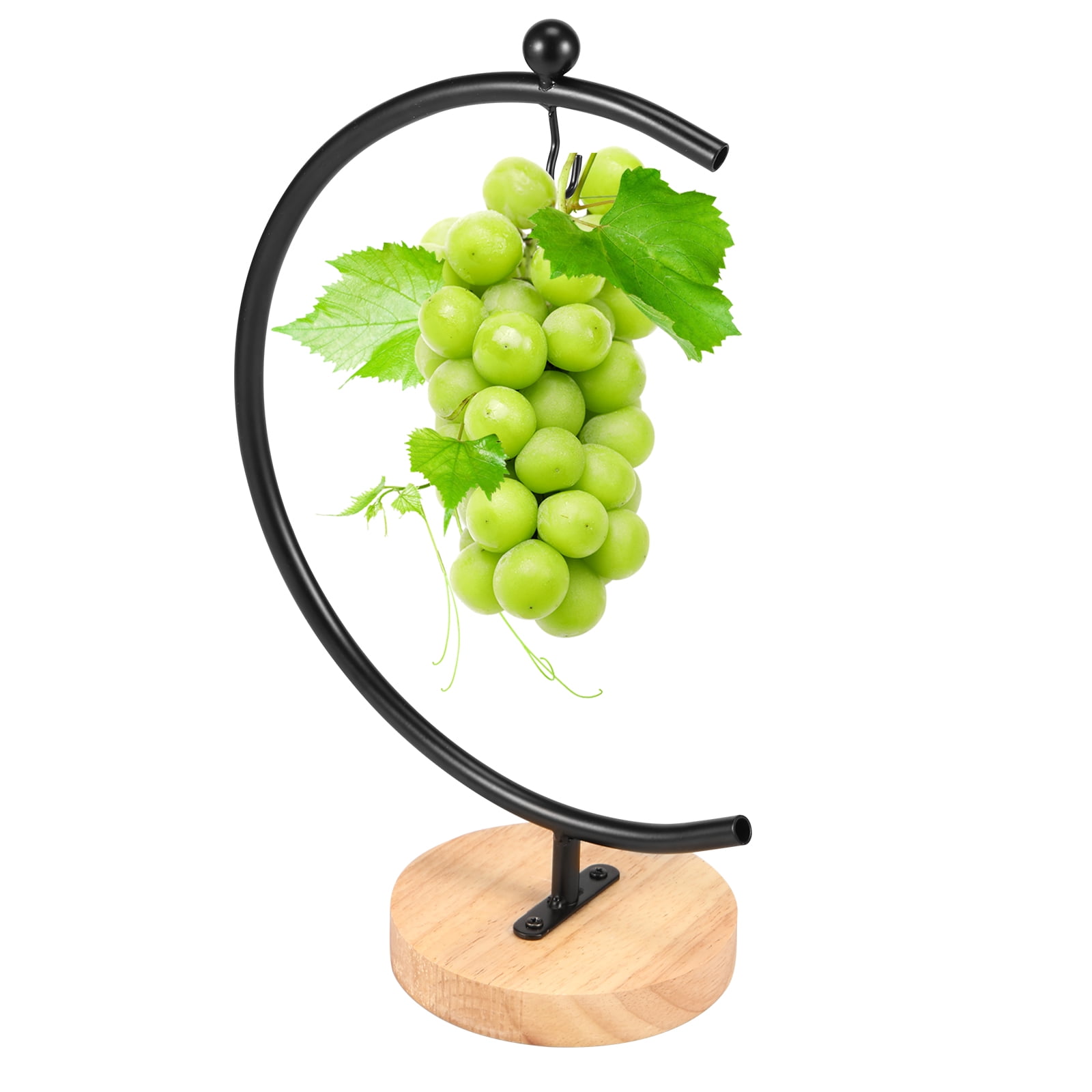 Banana Holder Stand Moon Shape Banana Hanger Rack Metal Fruit Hanger ...