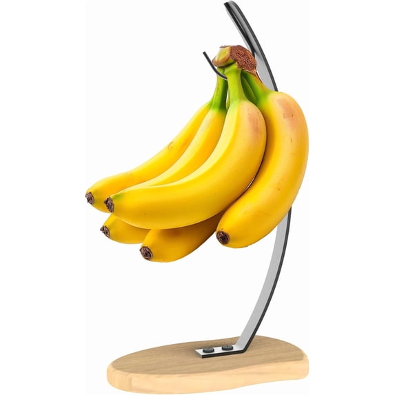 Banana Holder Stand - Stylish Banana Tree Hanger, Space-Saving Banana ...