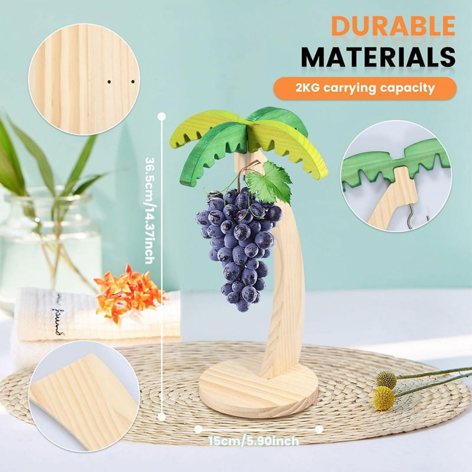 Banana Holder Stand, Banana Holder with DurableStainless Steel Hook ...