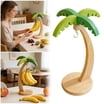 Golden Nature Bamboo Banana Holder, Wooden Grape Stand, Banana Hanger w ...