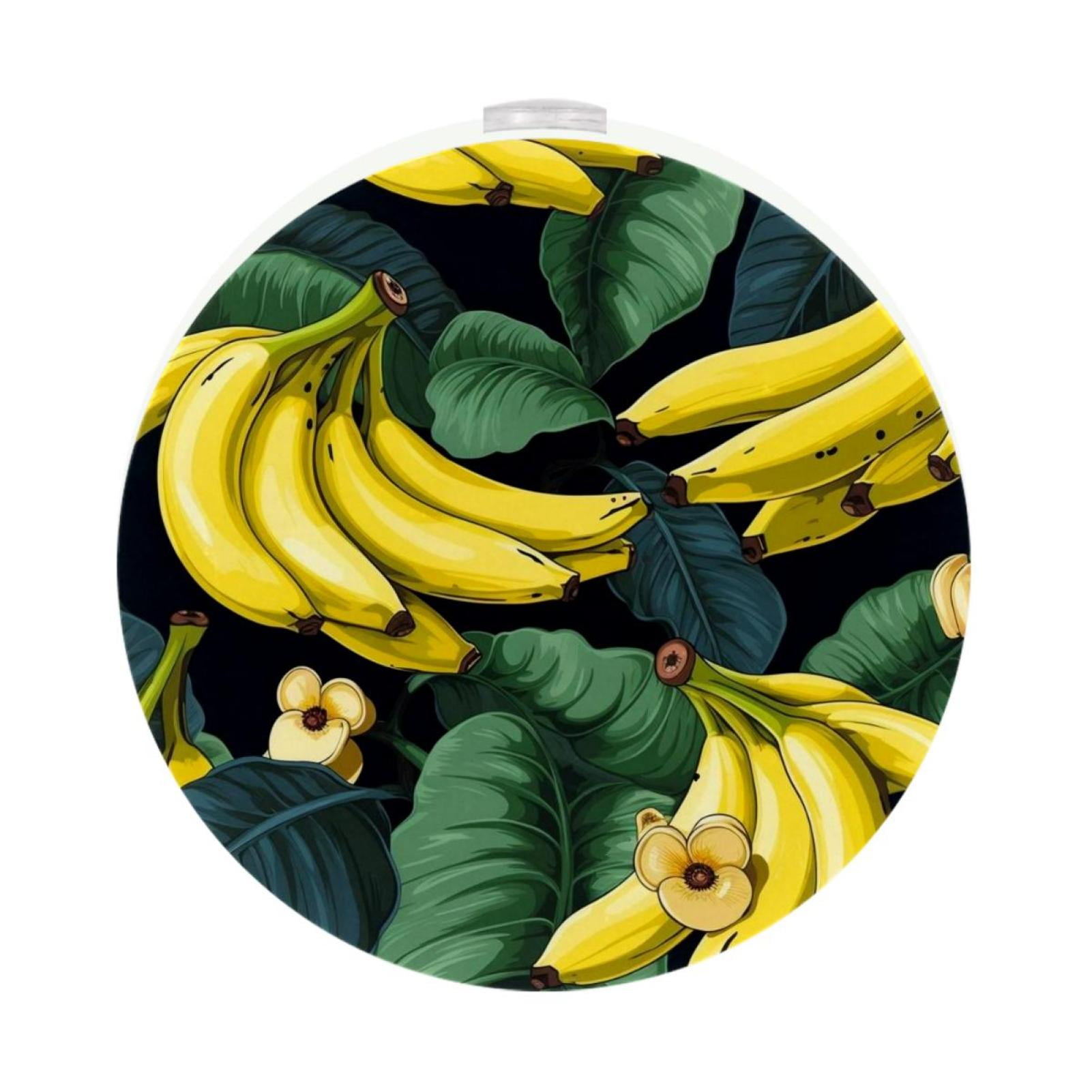 Banana LED Round Night Light-2PCS, Motion Sensor Plug-in Nightlight ...