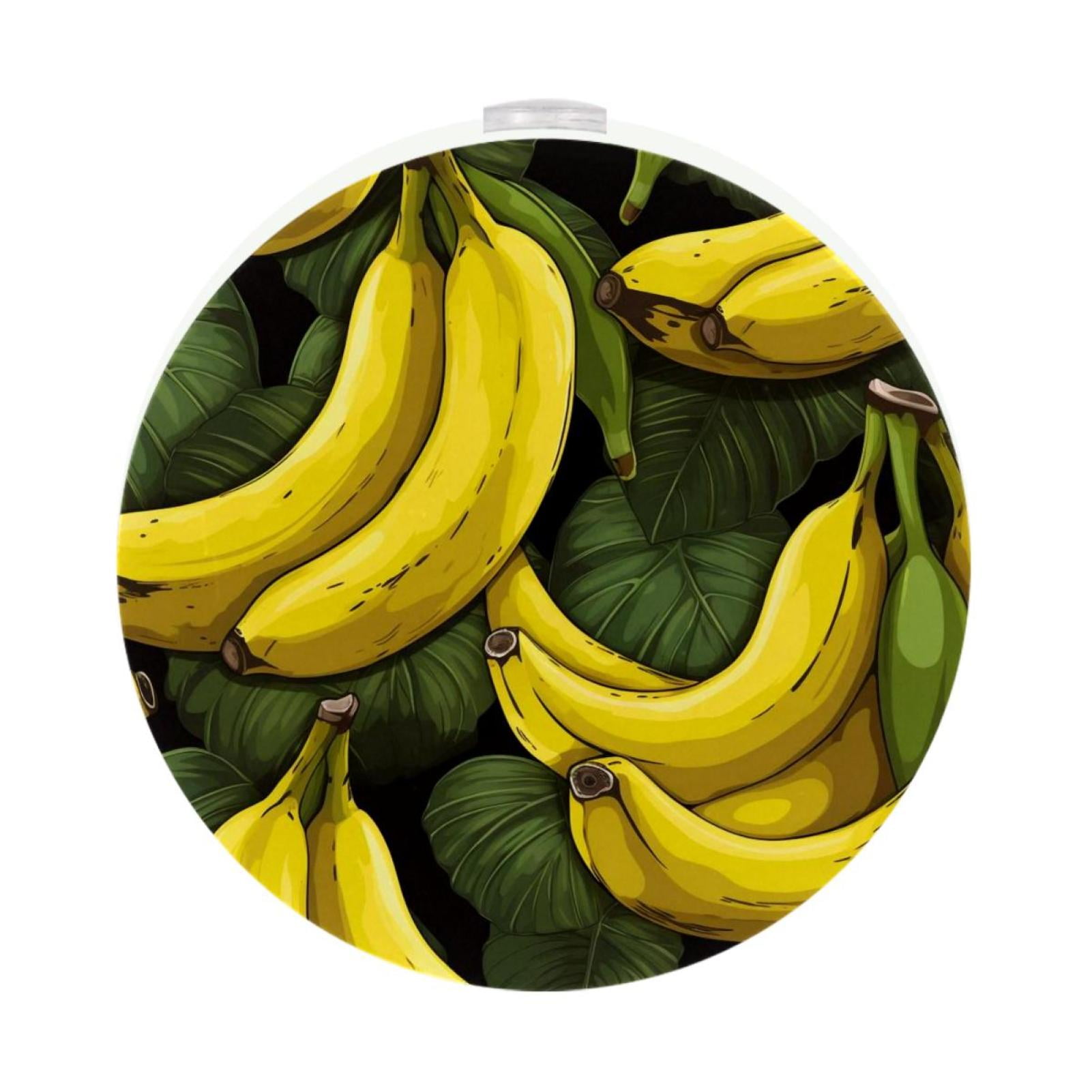 Banana LED Round Night Light-2PCS Ultra Bright Candle Battery Powered ...