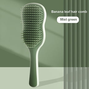 Back Combing Brush Slick Back Hair Brush, 3 Row Nylon Plastic Bristle ...