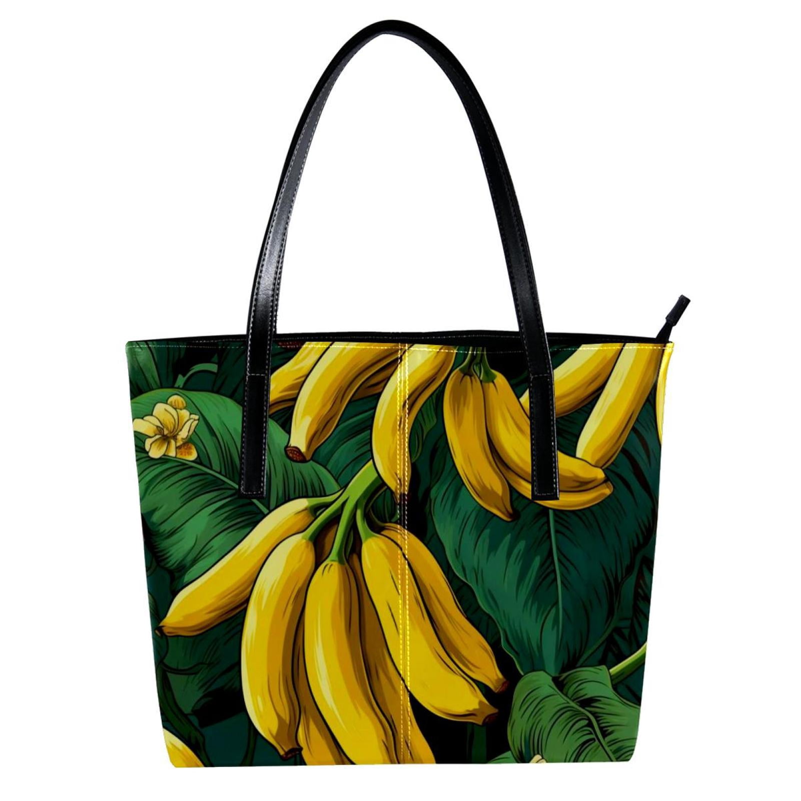 Banana Leather Stitching Handbag High Quality Fashion Women Portable ...