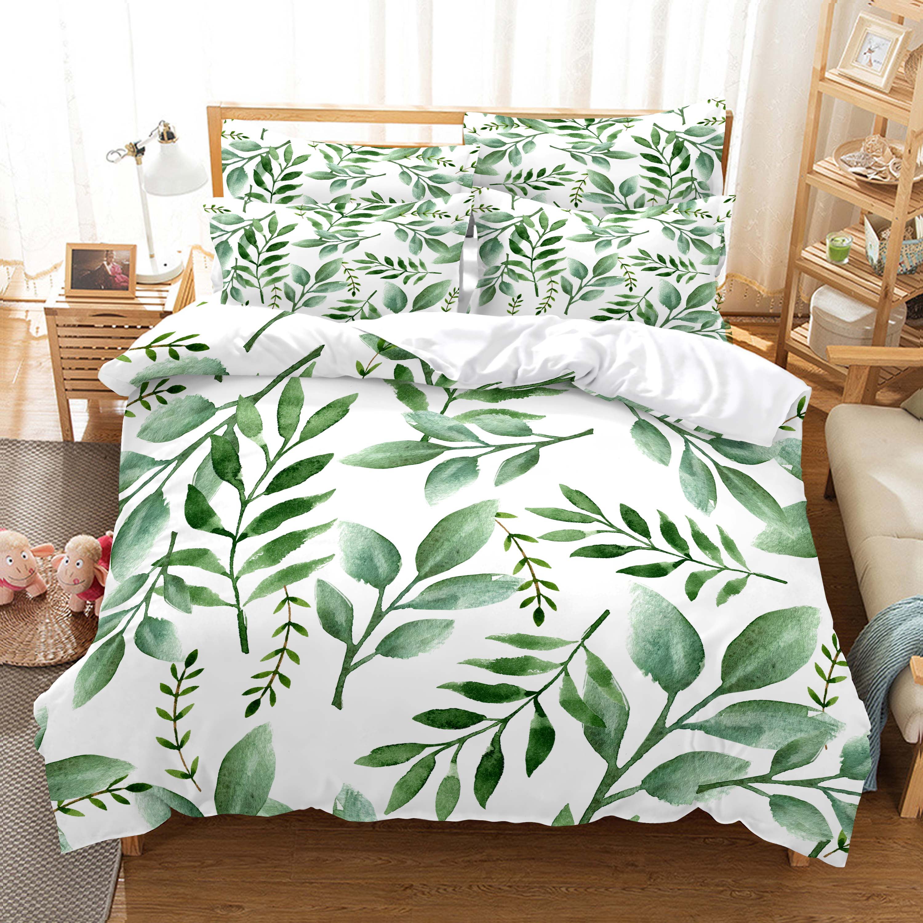 Banana Leaves Bedding Set Duvet Cover Set 3d Bedding Digital Printing ...
