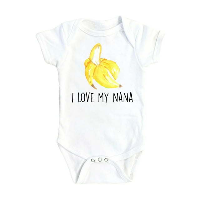 Banana Love Nana - Baby Boy Girl Clothes Infant Bodysuit Funny Cute Newborn - Walmart.com