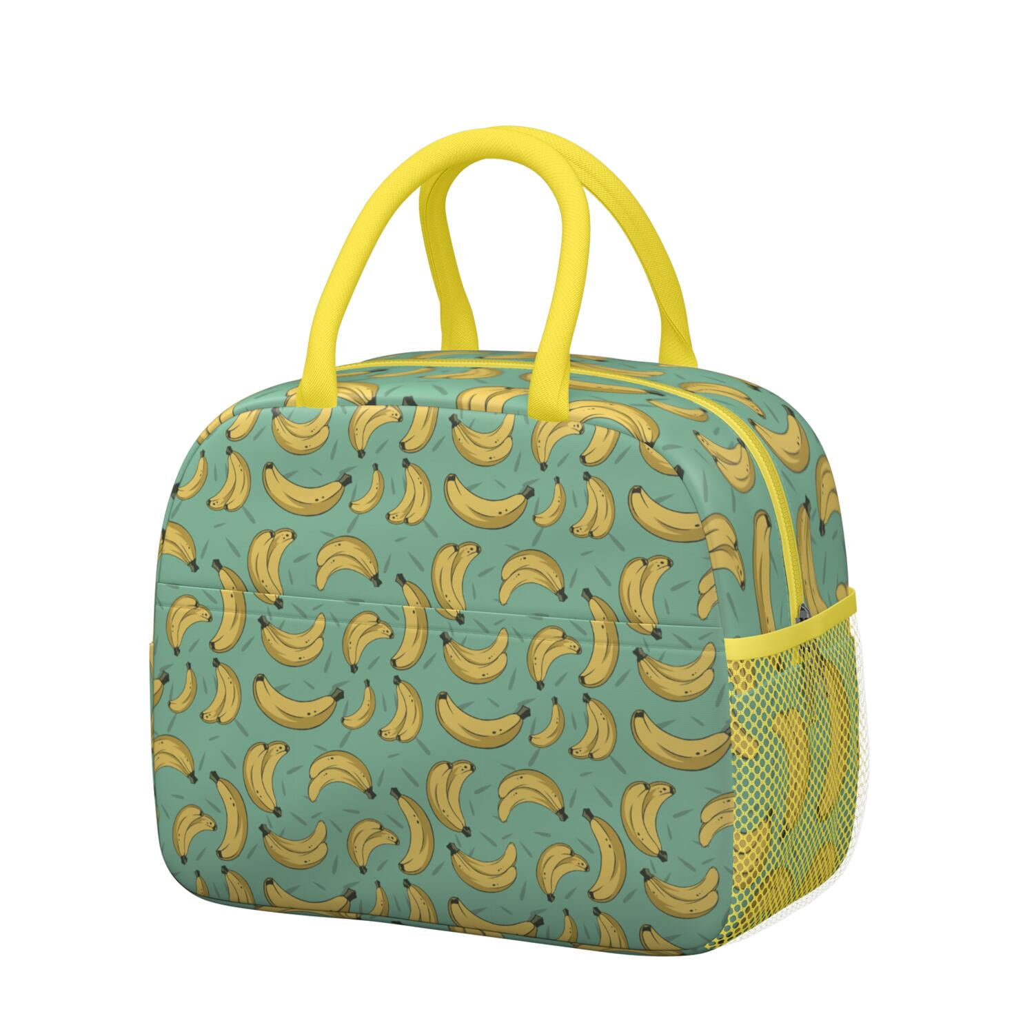 Banana Lover's Insulated Lunch Tote - Durable & Lightweight Reusable ...