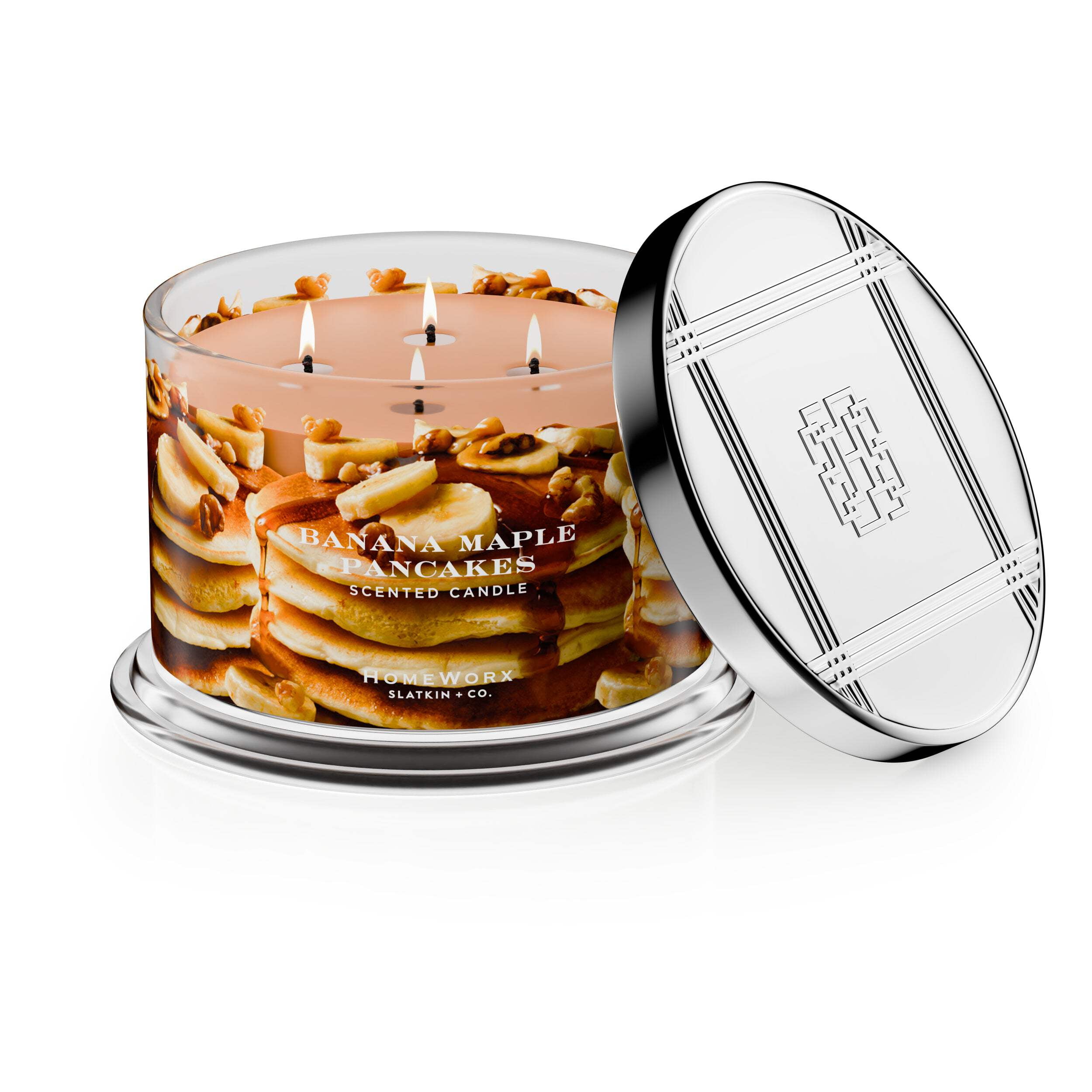 HomeWorx Breakfast Food Scented Candle - Banana Maple Pancakes ...